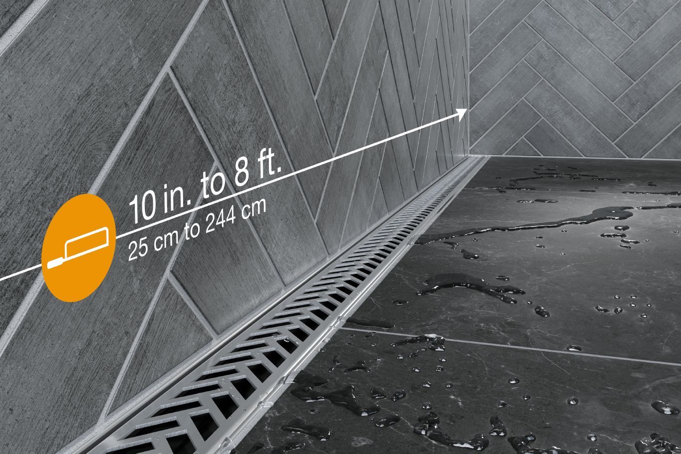 Schluter®-KERDI-LINE-VARIO | Shower Drains | Schluter
