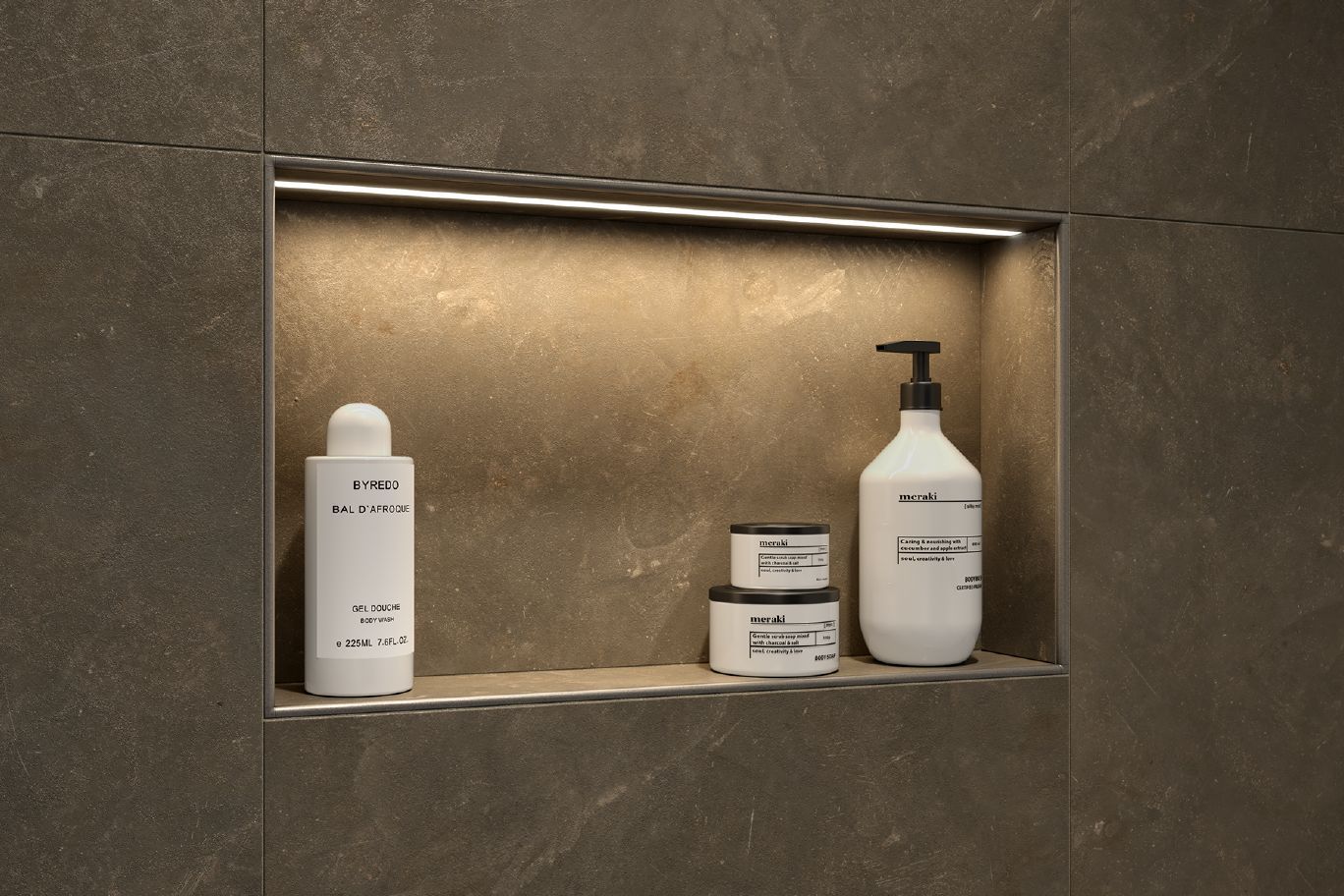 Schluter®-KERDI-BOARD-SNLT | LED Shower Niches | Schluter