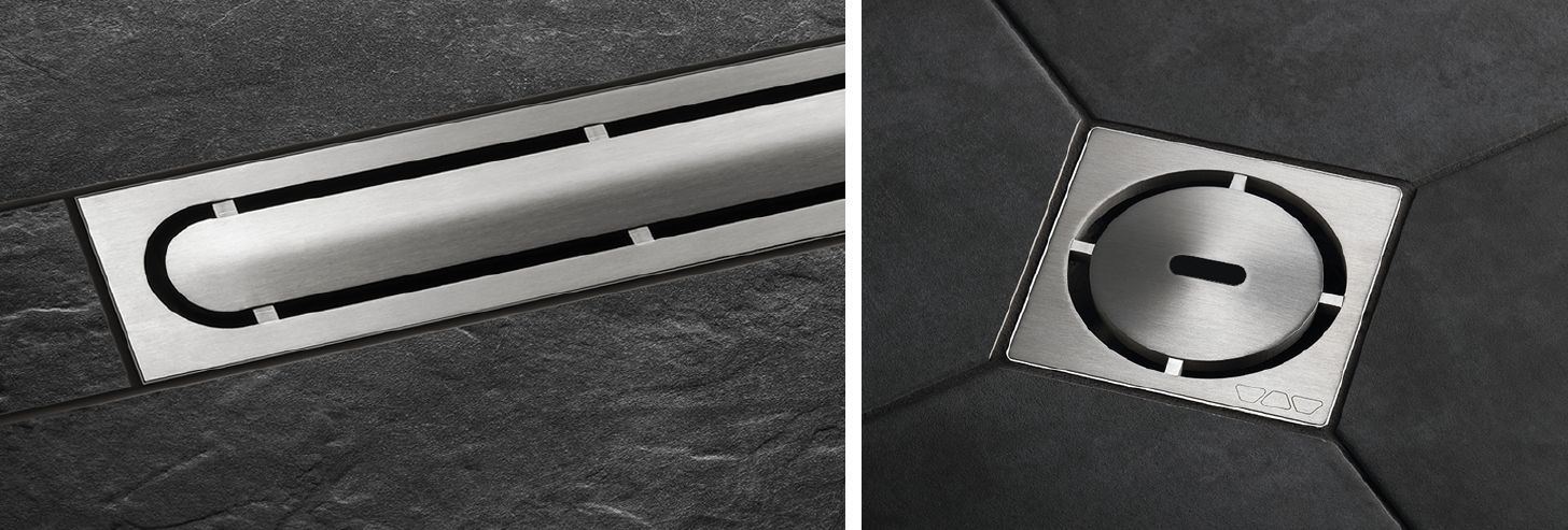 Sleek Shower Grates Enhance Bathroom Design | Schluter